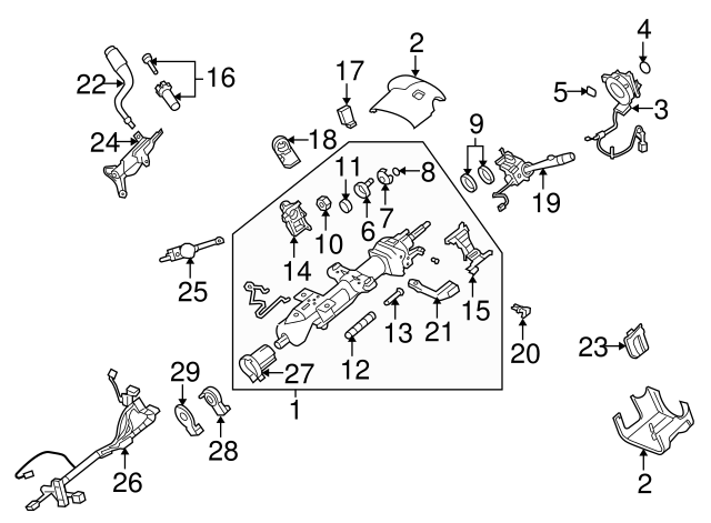 2007-2014 GM Turn Signal, Headlight, Dimmer, Windshield Wiper and ...
