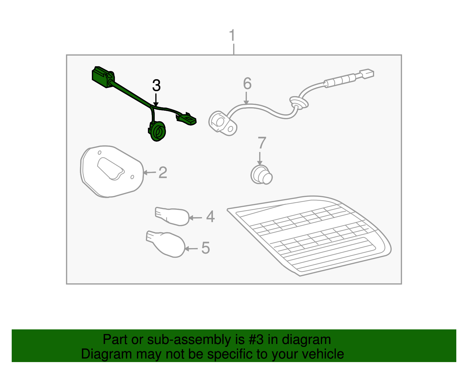 81585-AC020 - Tail Light Bulb 2005-2010 Toyota Avalon | AutoNation Parts