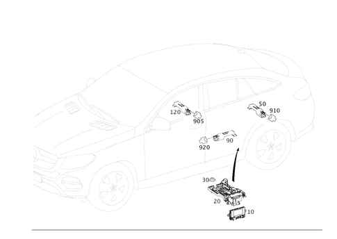 Keyless-Go for 2017 Mercedes-Benz GLE43 AMG | Mercedes-Benz USA Parts