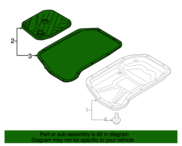 2009-2016 Audi Transmission Oil Filter 0AW-301-519-C | Audi USA Parts