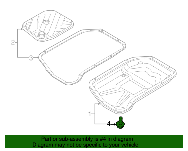 2009-2018 Audi Drain Plug WHT-004-072 | OEM Parts Online