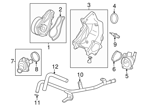 2008 honda civic water pump store