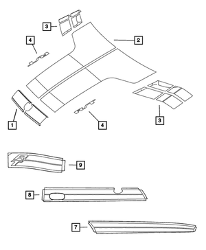 2009-2010 Dodge Challenger Front Door Decal, Left 1LW69RXFAA | Mopar ...