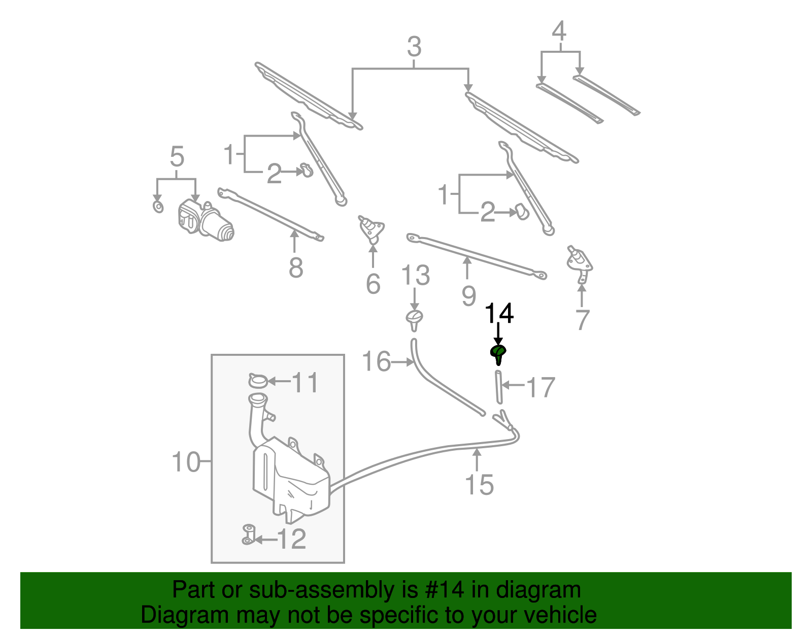 28931-3S500 - Nozzle 1998-2004 Nissan | Nissan Parts & Accessories Online