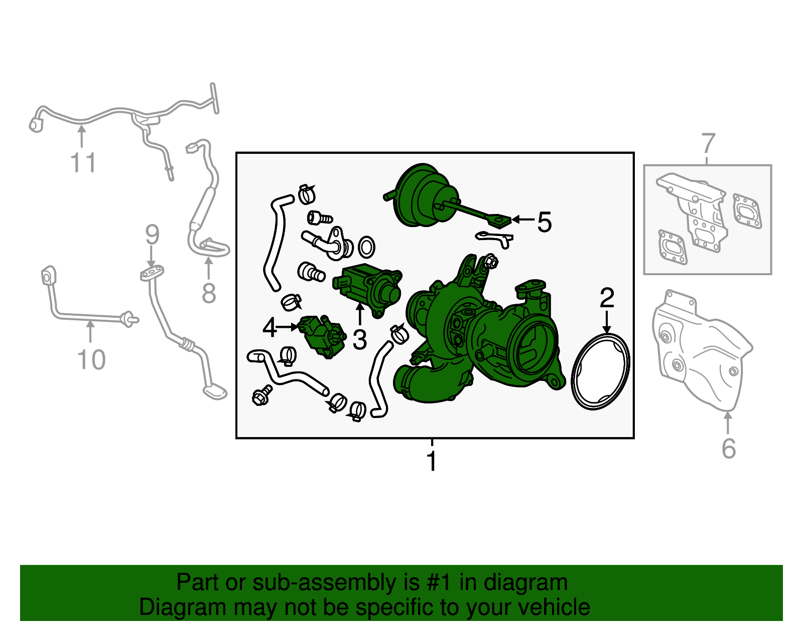 Turbocharger 25206071 | QuirkParts
