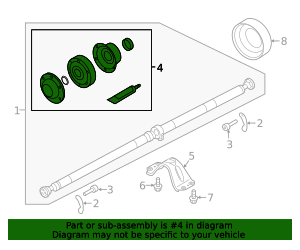 2013-2025 Volvo Universal Joints 32249778 | TascaParts.com