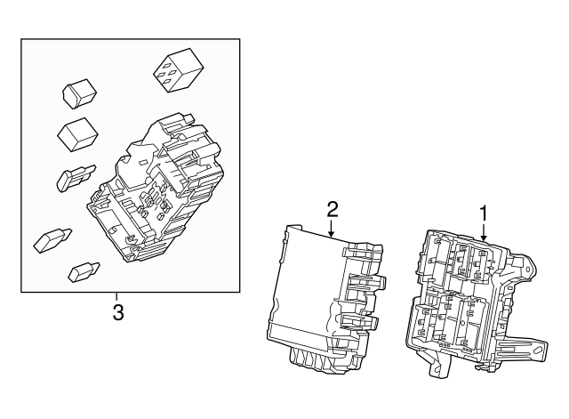 84114438 - Body Wiring Harness Junction Block 2015-2020 GM ...