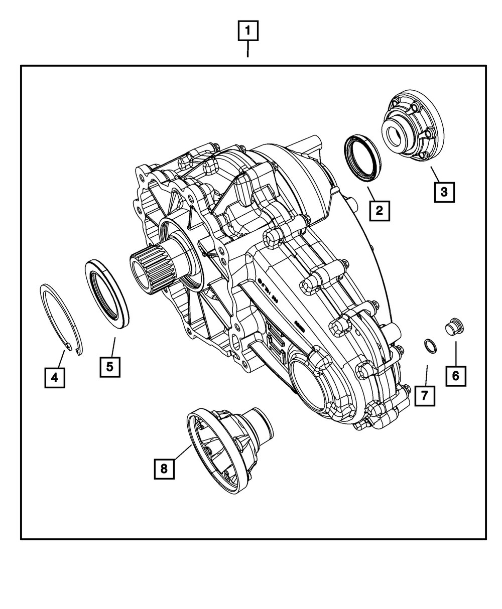 2014-2025 Mopar Transfer Case 52123725AD | Mopar eStore