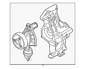 2020-2024 BMW Water Pump Assembly 11-51-8-650-987 | BMW Mini Parts ...