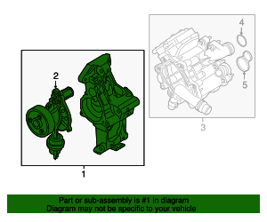 Genuine BMW 11-51-7-644-810 | Water Pump Assembly | FREE Shipping on ...