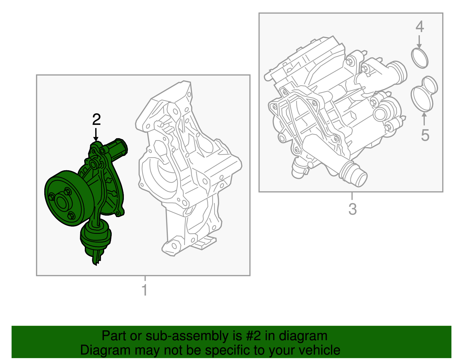 11-51-8-638-494 - 2016-2020 BMW - Water Pump | BMWPartsHub