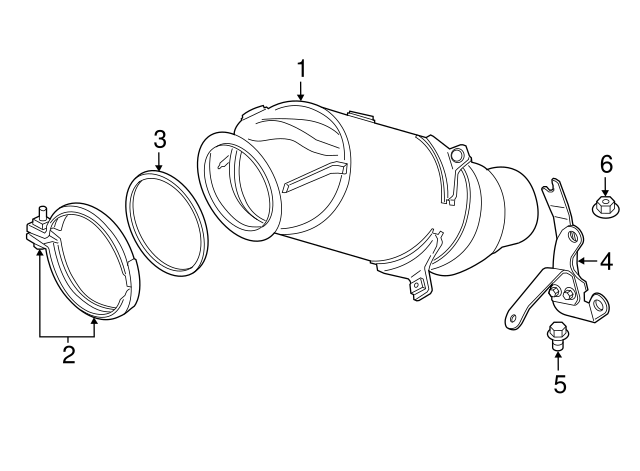 18327643427 - 2014-2019 BMW Catalytic Converter (18-32-7-643-427) | BMW ...