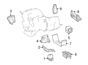 204-240-02-02 - Cross-Member 2010-2015 Mercedes-Benz GLK 350 | Mercedes ...