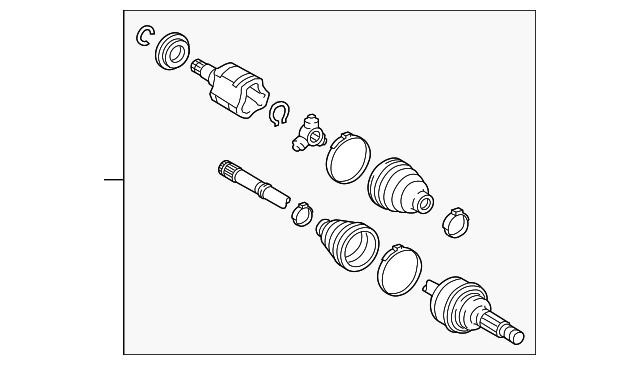 42340-0E100 - Axle Assembly - 2020-2023 Toyota Highlander | OEM Genuine ...