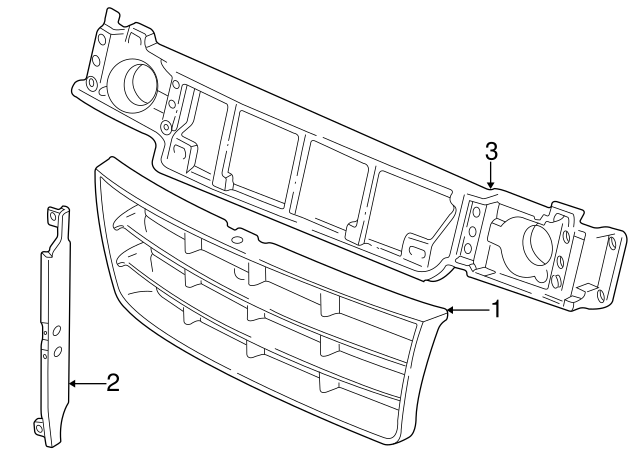 Genuine OEM Ford Part - Mount Panel F7UZ-8A284-AA | Genuine OEM Ford ...