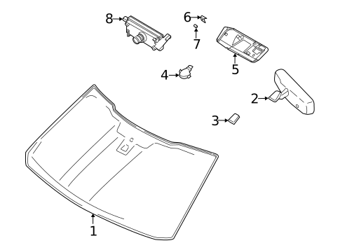 Glass - Windshield for 2023 Ford F-150 | QuirkParts