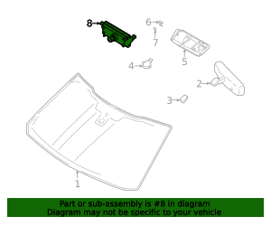 ML3Z-19H406-B - Lane Assist Cmra 2021-2023 Ford | Ford Parts Direct