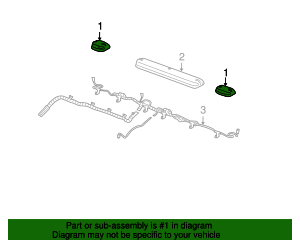 22956989 - OEM GM Roof Lamp Assy | GMPartsCenter.net | GM Parts Center