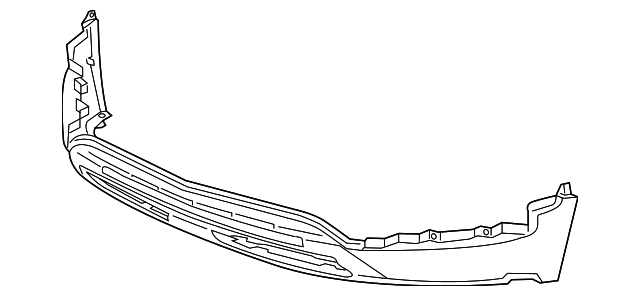 2017-2022 Chevrolet Trax Front Bumper Lower Fascia 42565436 GM ...