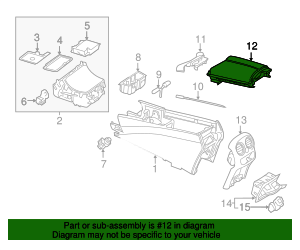 205-680-08-96-7M83 - Console Armrest 2017-2023 Mercedes-Benz | Mercedes ...