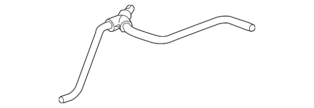 2013-2016 Cadillac ATS Radiator Surge Tank Inlet Hose 22908201 GM ...