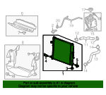 2013-2015 Cadillac ATS Radiator 22966123 GM | GMPartsDirect.com