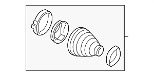 2014-2016 Chevrolet Spark EV Front Wheel Half-Shaft Constant Velocity ...