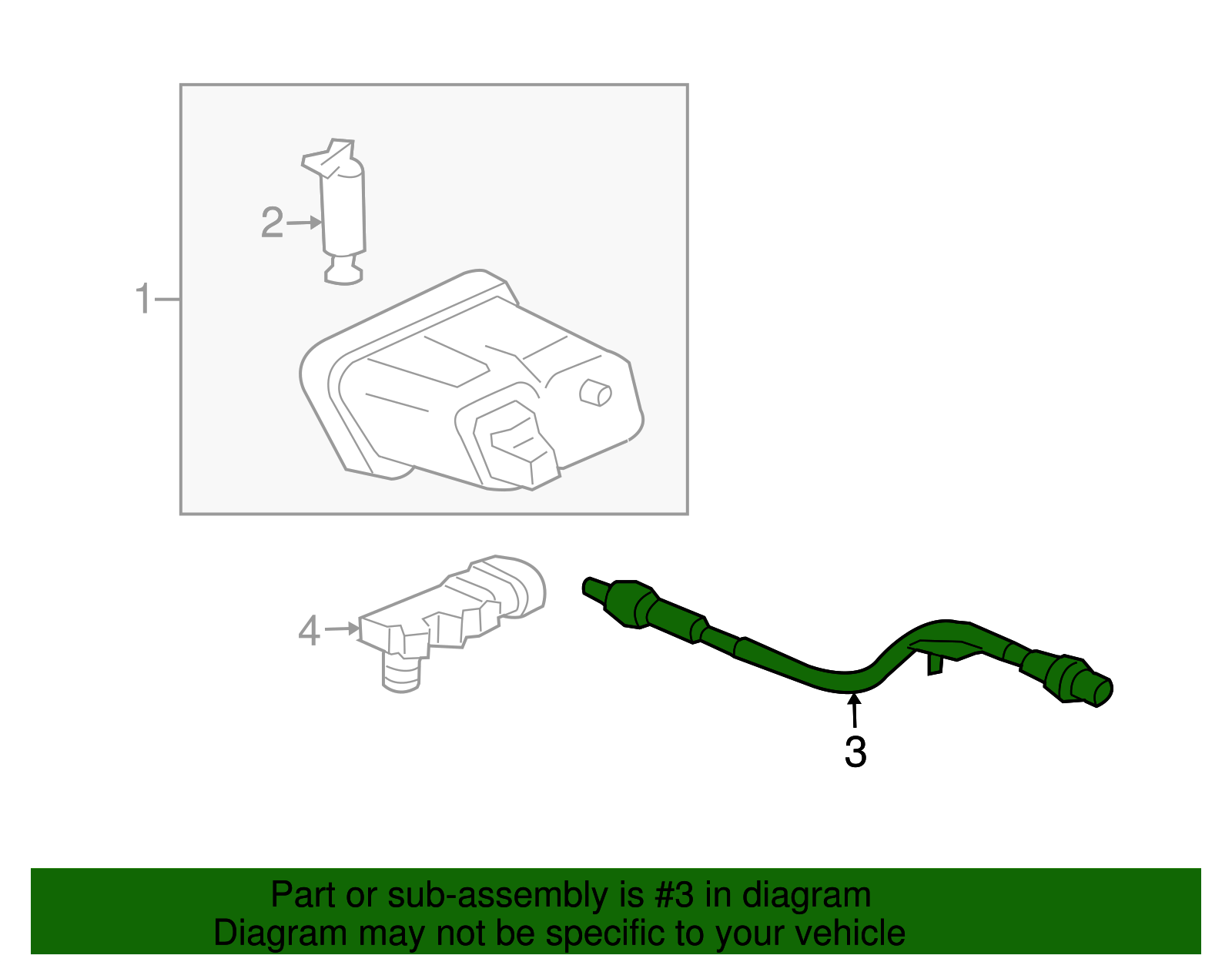2007-2011 GM Heated Oxygen Sensor 12611127 GM | GMPartsDirect.com