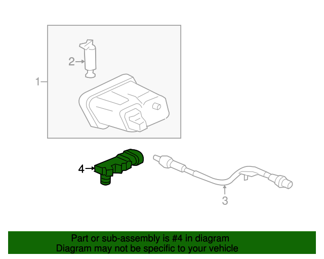 1990-2011 GM M.A.P Sensor 19418808 | GM Parts Center