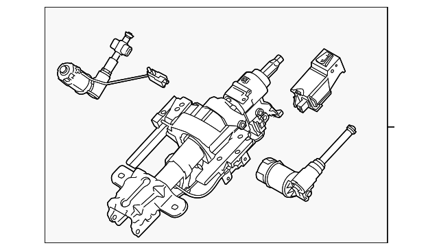 Column Assembly Steering NL1Z-3C529-D | OEM Parts Online