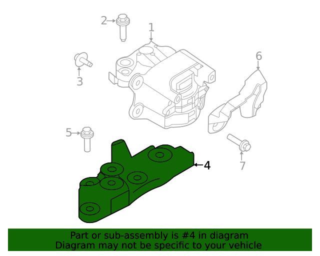 2020-2023 Land Rover Trans Mount Bracket LR137038 | OEM Parts Online
