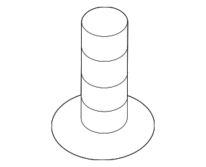 2016-2021 GM Cargo Partition Track Bolt 11548564 | TascaParts.com