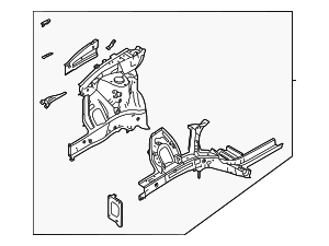 64600-Q5000 - Apron/Rail Assembly 2021 Kia Seltos | Kia.Parts Store