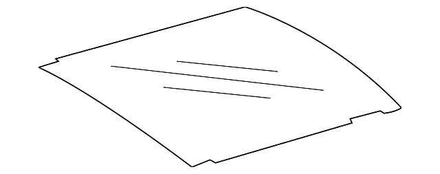 Genuine OEM Glass | 164-780-02-02 | Fits Select 2007-2012 Mercedes-Benz ...