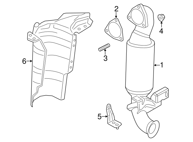 2007-2016 Mini Catalytic Converter Gasket 18-30-7-589-503 | The BMW ...