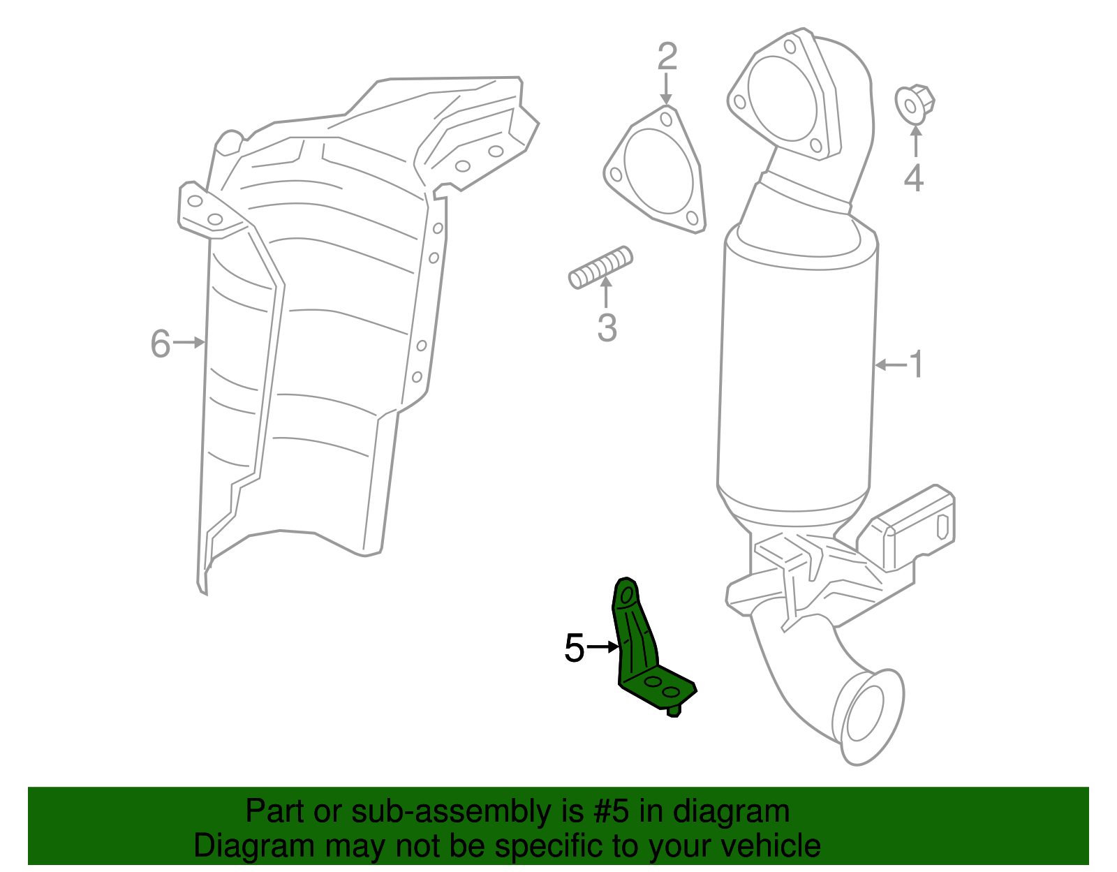 2011-2016 Mini Mnfd W/Converter Bracket 18-30-9-809-617 | Mini Parts Direct