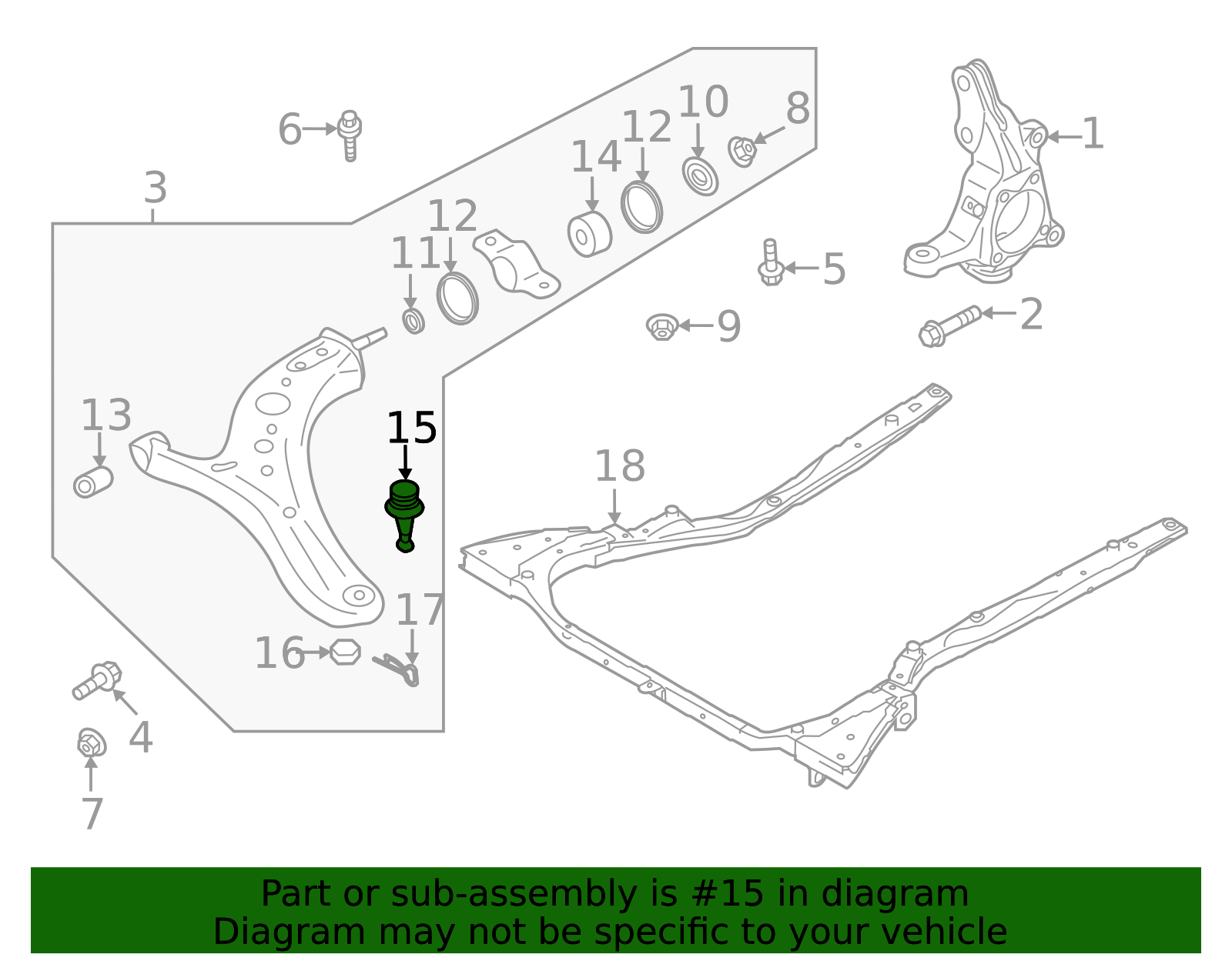 2006-2024 Subaru Ball Joint 20206XA002 | Subaru Parts Store