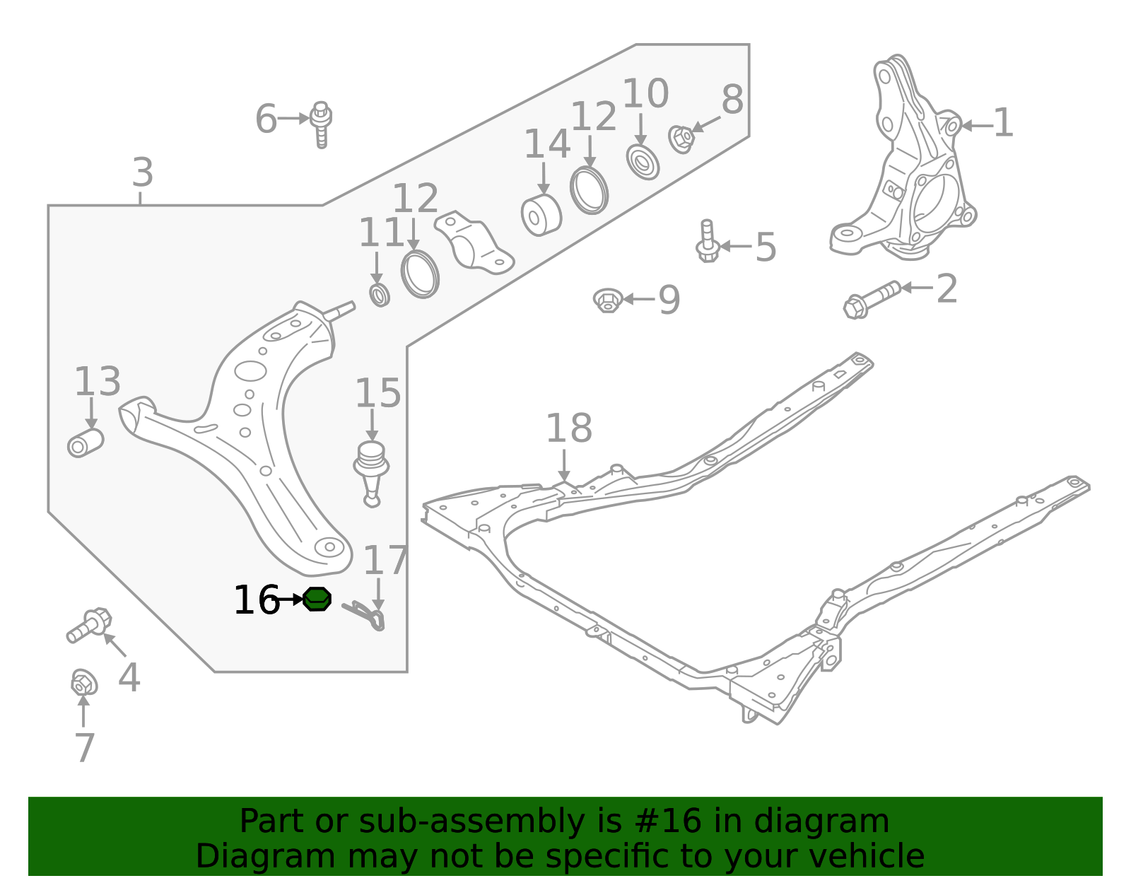 2006-2024 Subaru Ball Joint Castle Nut 023214010 | Subaru Parts Store