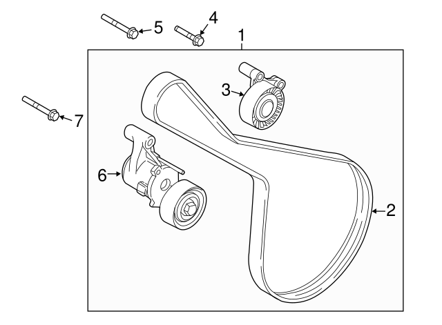 2018-2022 Volvo Serpentine Belt 31480409 | TascaParts.com