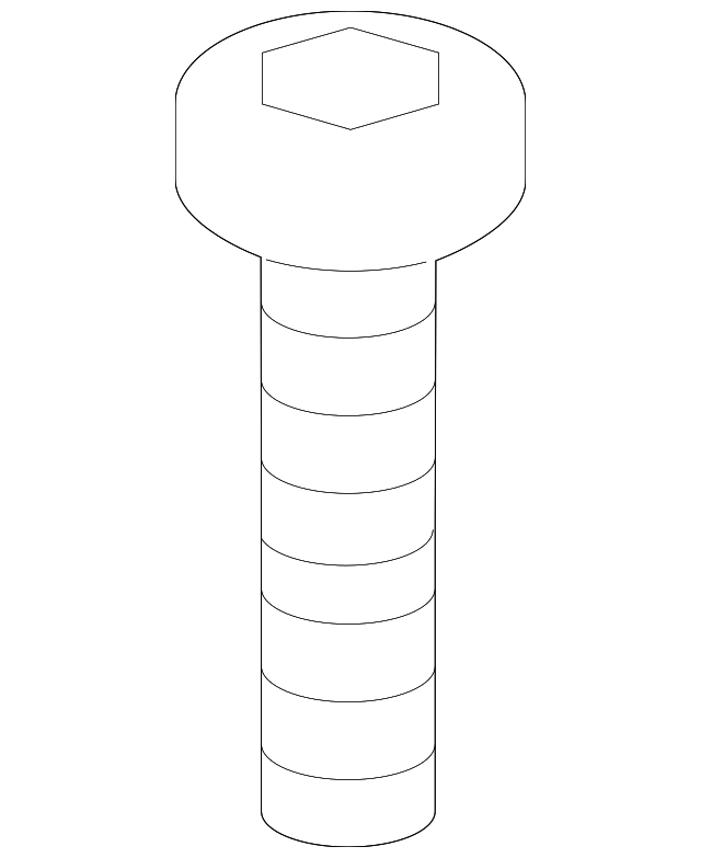 2012-2024 Porsche Motor Bolt 9A7-007-044-00 | Sunset Porsche Parts