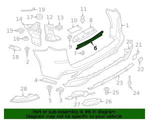 51127495552 - 2019-2025 BMW Center Reinforced (51-12-7-495-552) | BMW ...