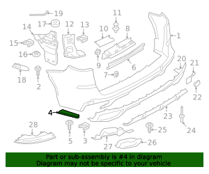 51-12-8-092-131 - Bumper Trim 2019-2023 BMW X5 | AutoNationParts.com