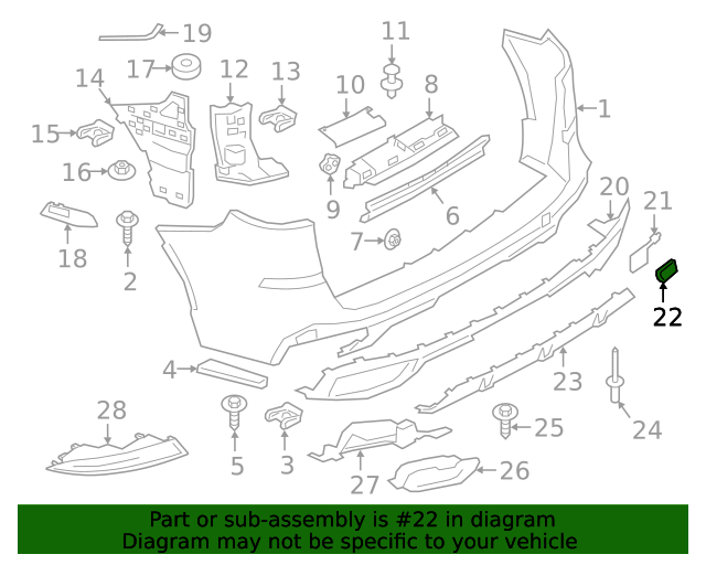 51-12-8-090-991 - Tow Eye Cap 2019-2024 BMW X5 | Genuine BMW Parts