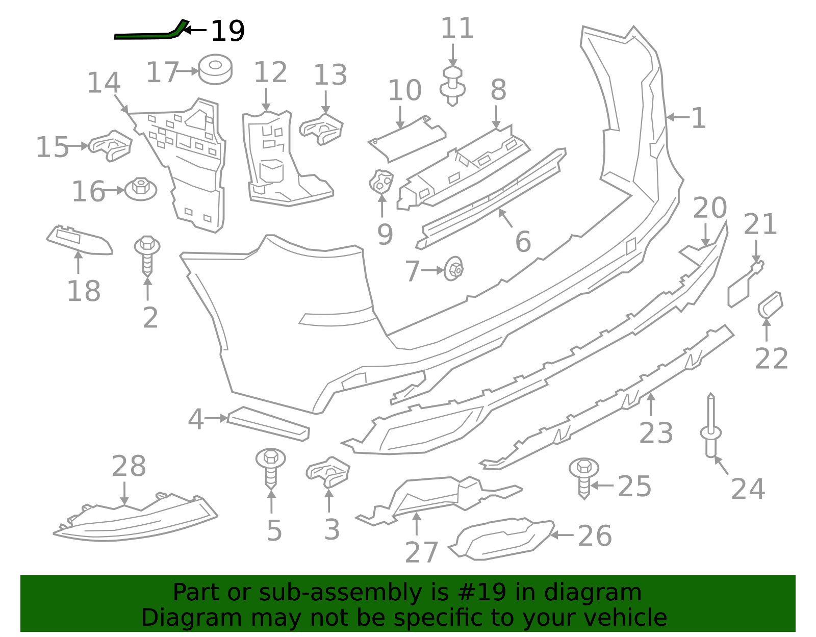 51127441052 - 2019-2025 BMW X5 Protector (51-12-7-441-052) | BMW of South Atlanta Parts