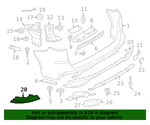 63148091926 - 2019-2024 BMW Reflector (63-14-8-091-926) | BMW of South ...