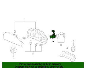 2008-2009 Pontiac G8 F Receptacle 92181874 | GMPartsDirect.com