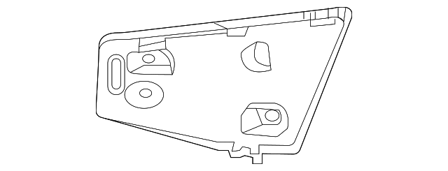 84849888 - Passenger Side Headlamp Bracket 2021-2024 Chevrolet ...