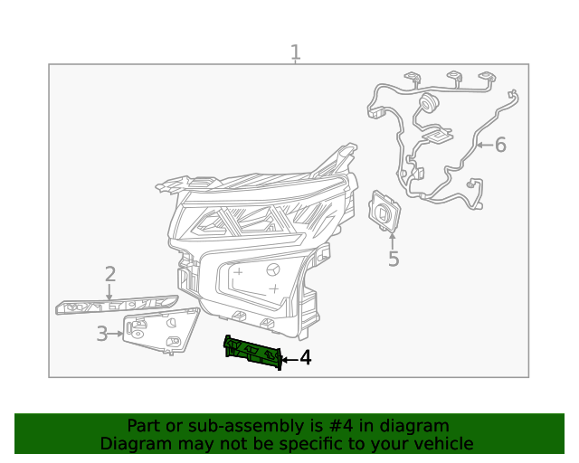 Buy Genuine GM Auto Parts - Bracket (Part # 84849884) | GM Parts Store