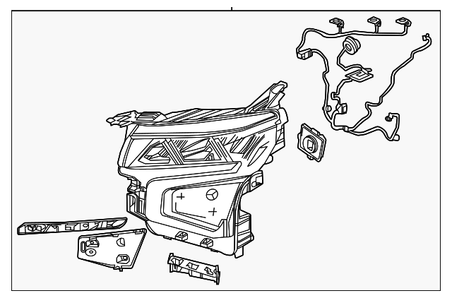 2023 Chevrolet Tahoe Headlamp Assembly 85547100 GM | GMPartsDirect.com