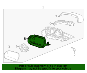 87625-K0000 - Glass Frame 2020-2024 Kia Soul | Kia.Parts Store